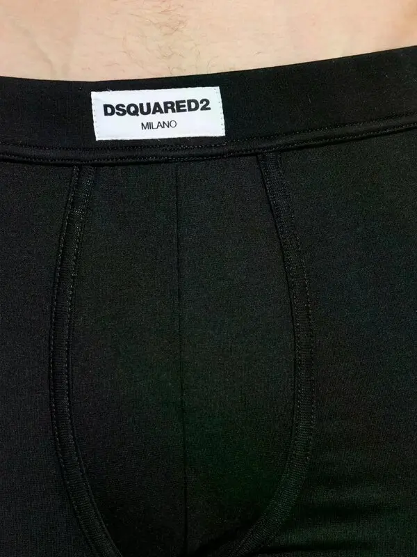 Dsquared2 Logo-patch Boxers - Black