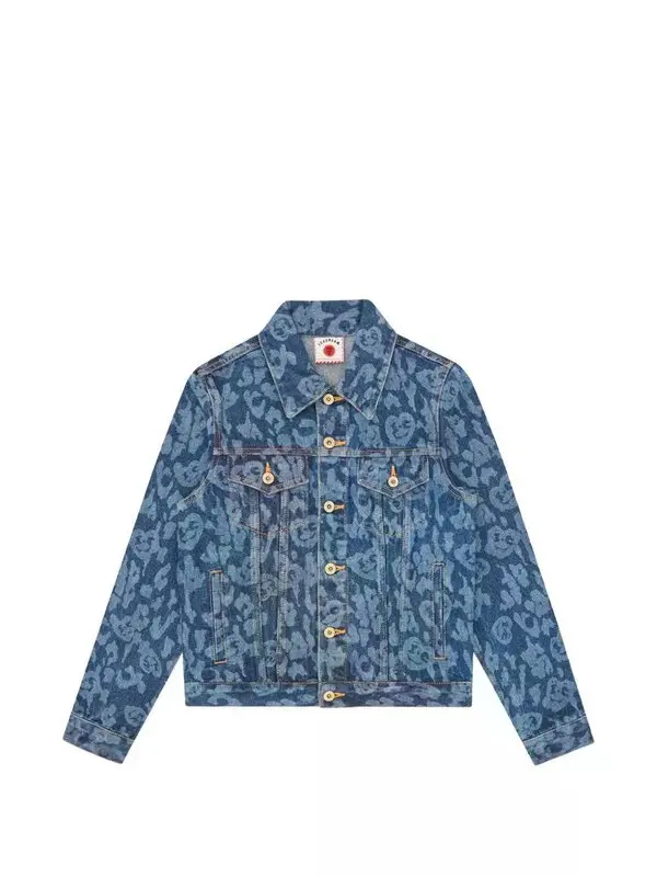 ICECREAM Logo-appliqué Denim Jacket