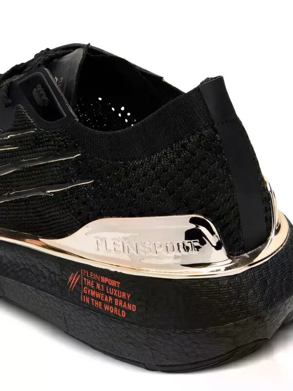 PLEIN SPORT Lace-up Fastening Sneakers - Black