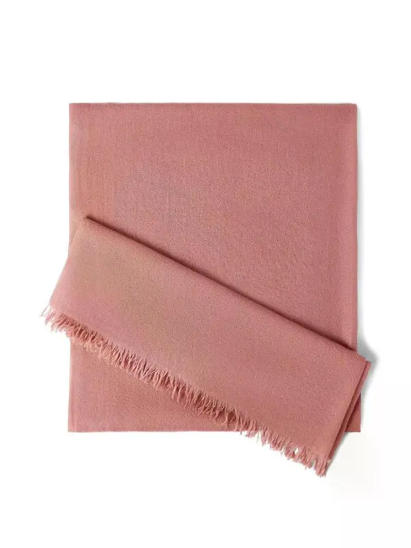 Brunello Cucinelli Cashmere And Silk Scarf - Pink