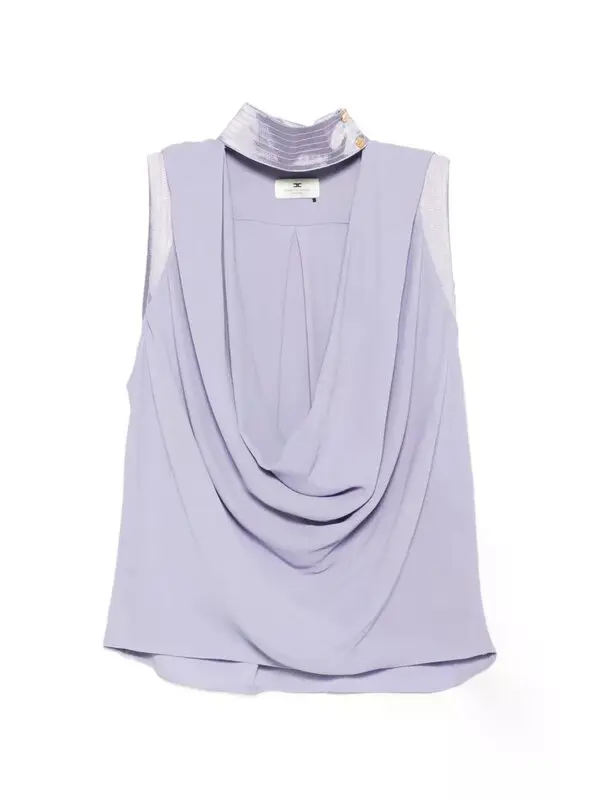 Elisabetta Franchi Cowl Neck Blouse