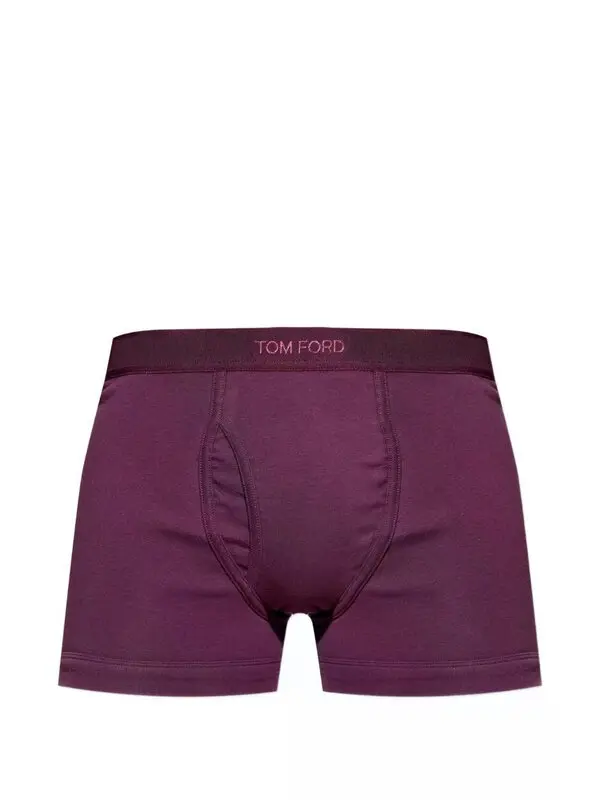 TOM FORD Logo-waistband Boxers - Purple