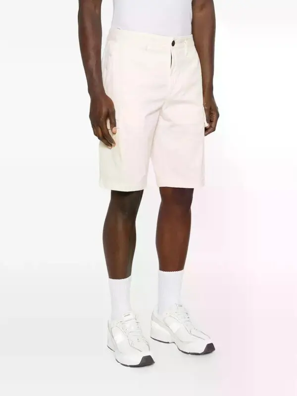 Stone Island Cotton Cargo Shorts - Neutrals