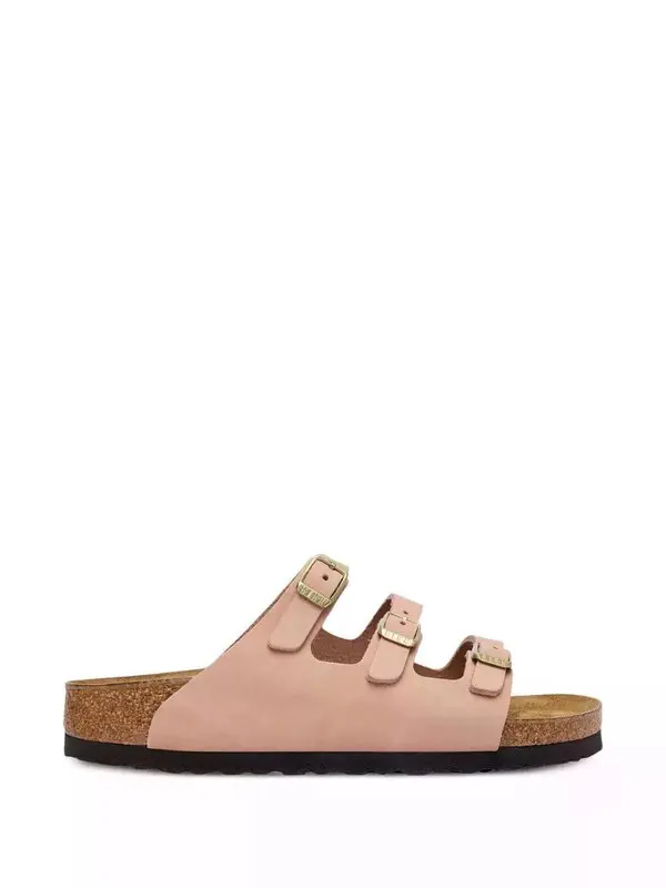 BIRKENSTOCK Florida Leather Sandals - Pink