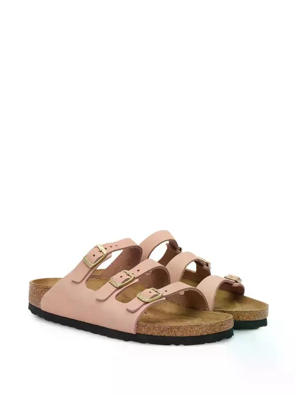 BIRKENSTOCK Florida Leather Sandals - Pink