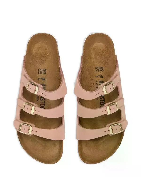 BIRKENSTOCK Florida Leather Sandals - Pink