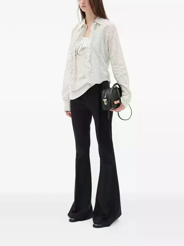 ANN DEMEULEMEESTER Twill Trousers