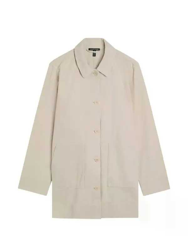 Eileen Fisher Patch-pocket Coat