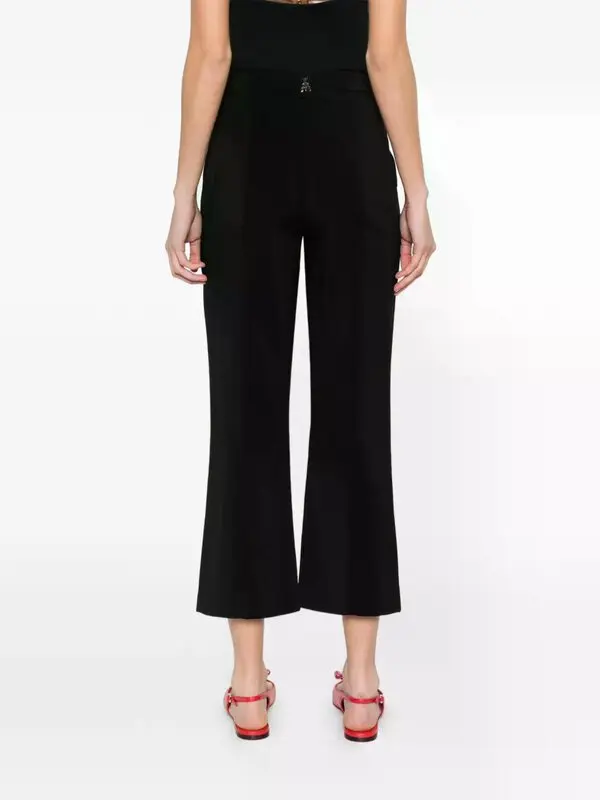 Patrizia Pepe Crepe Cropped Trousers