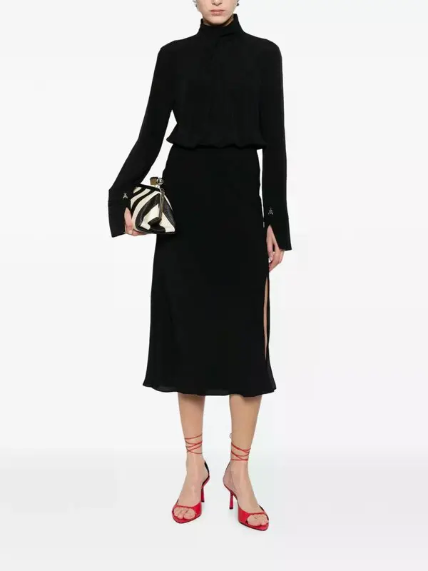 Patrizia Pepe Tie-neck Midi Dress