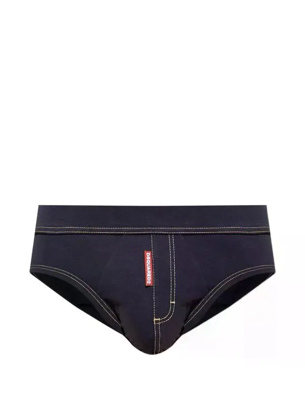 Dsquared2 Stitched Briefs - Blue