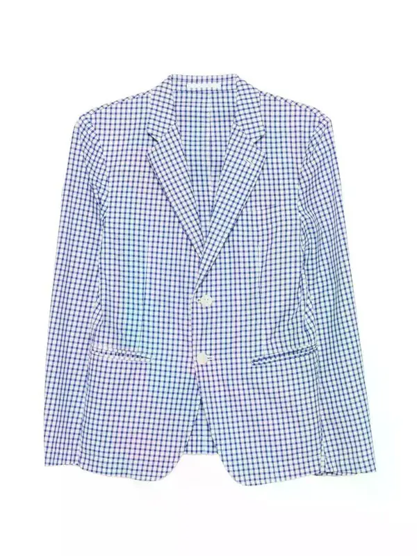 Comme Des Garçons Checked Blazer