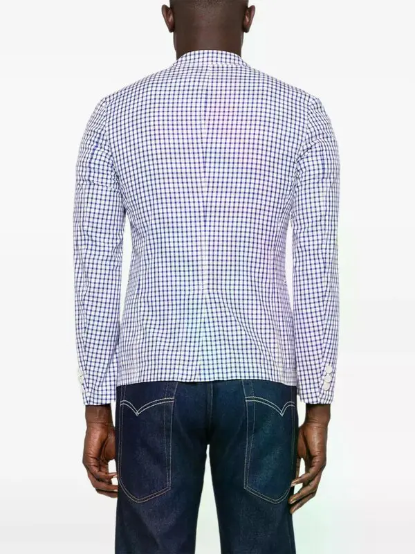 Comme Des Garçons Checked Blazer