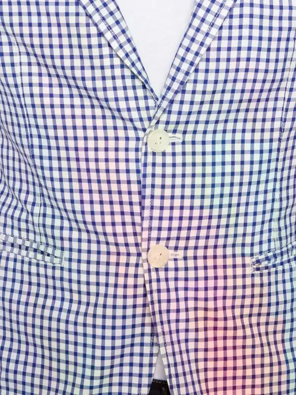 Comme Des Garçons Checked Blazer