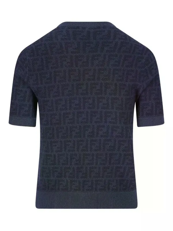 Fendi Jacquard Ribbed T-shirt