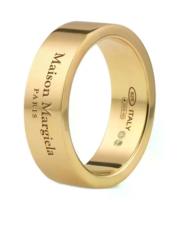 MAISON MARGIELA Logo Ring - Gold