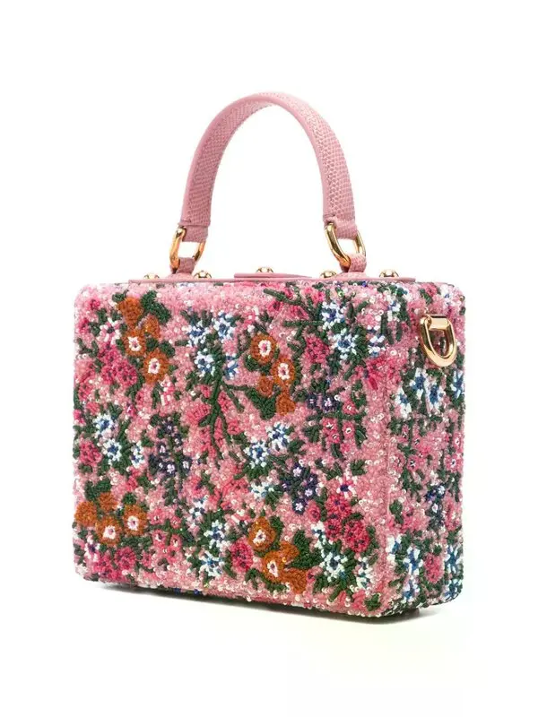 Dolce & Gabbana Floral Padlock Tote