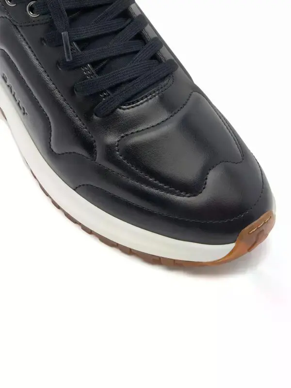 Bally Outline Leather Sneakers