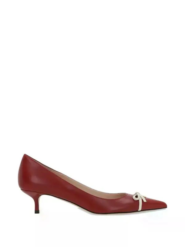Valentino Garavani Bow-detail Heeled Pumps - Red