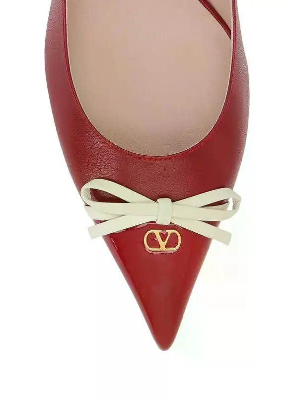 Valentino Garavani Bow-detail Heeled Pumps - Red