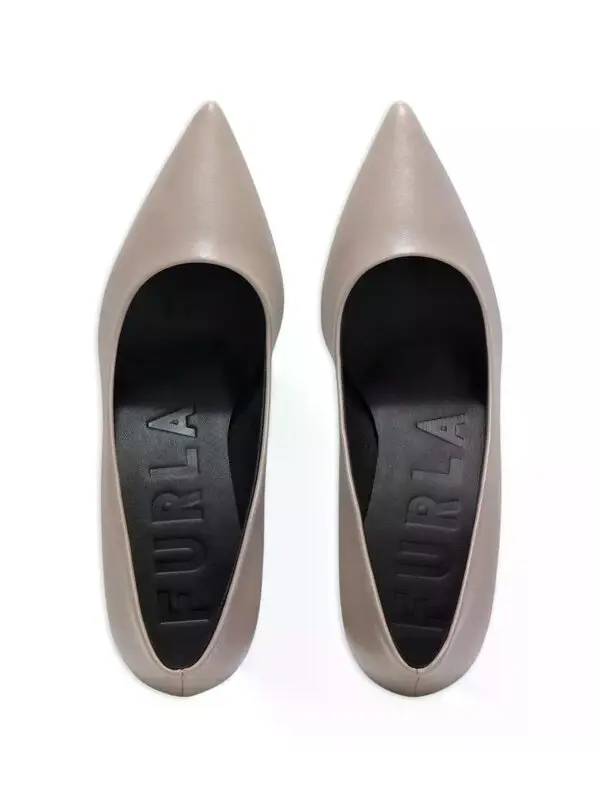 Furla Pointed Logo Pumps