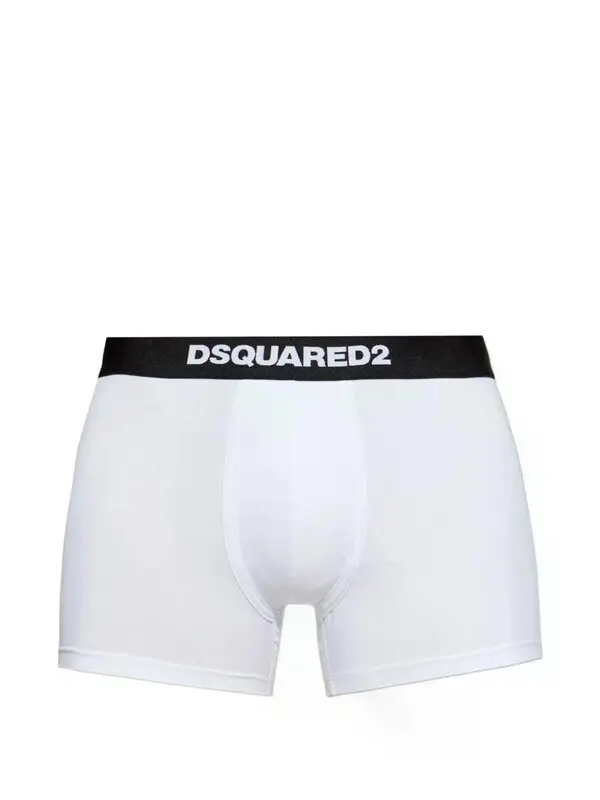 Dsquared2 Logo-waistband Briefs - White