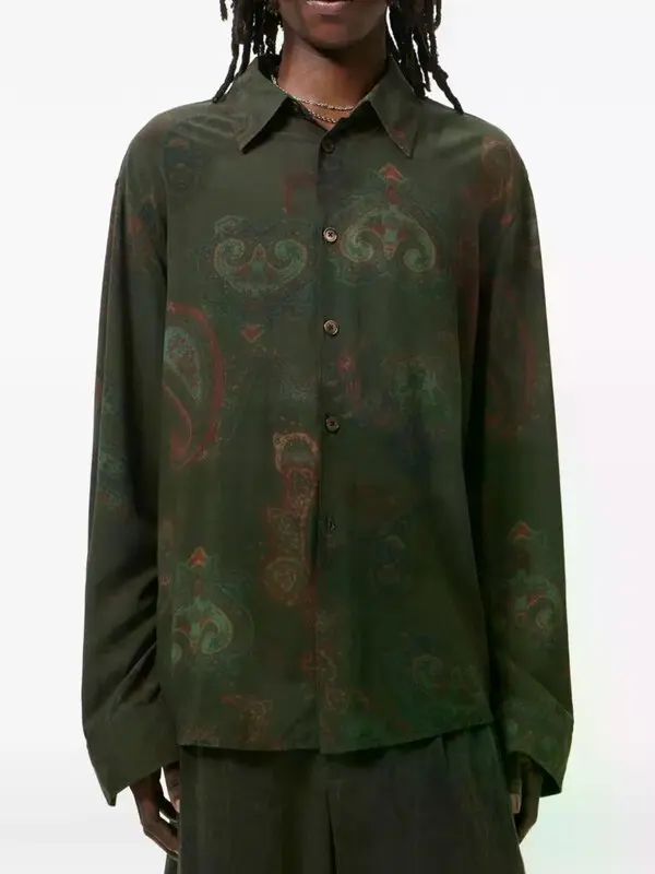 Our Legacy Beyond Paisley-print Shirt