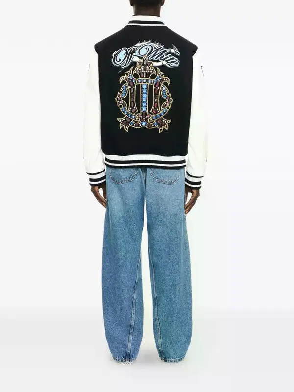 Off-White Varsity Jacket - Black