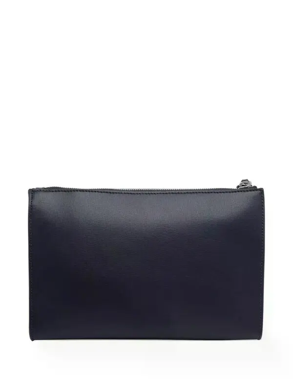 Bally Mythos Logo Stripe Clutch