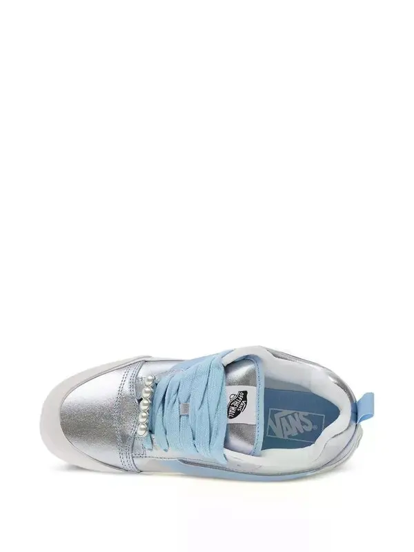VANS Knu Skool Faux-pearl Sneakers - Silver