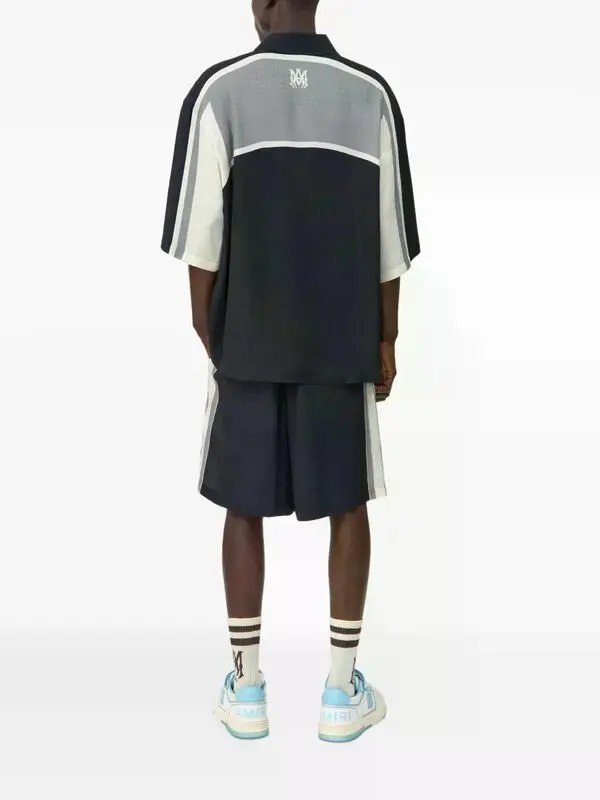 Amiri Ma Quad Panel Oversized Camp Shirt - Black
