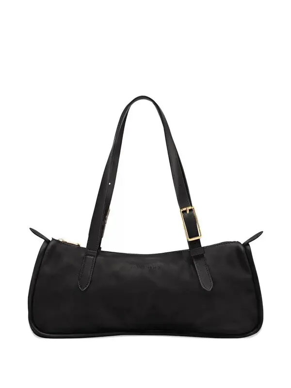 Longchamp Buckle-strap Shoulder Bag - Black