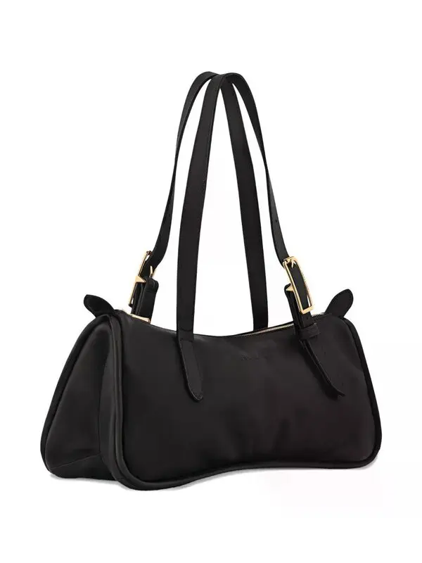 Longchamp Buckle-strap Shoulder Bag - Black