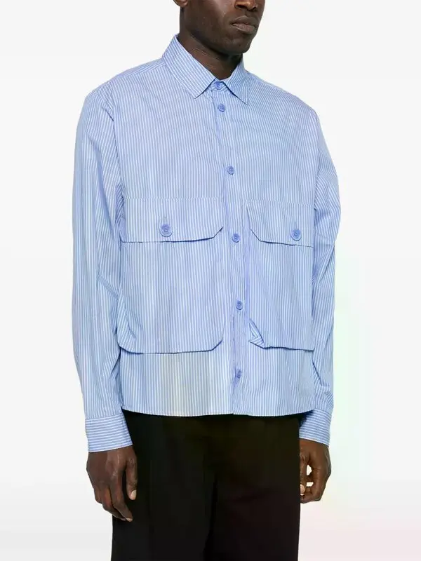 Reese Cooper Striped Cotton Shirt