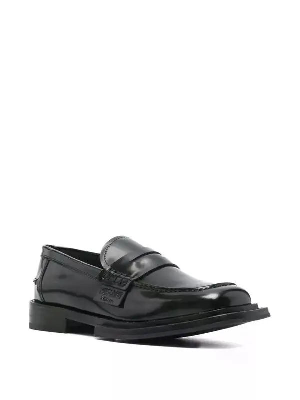 Moschino Penny Leather Loafers