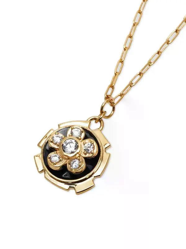 FERRAGAMO Flower Pendant Chain Necklace