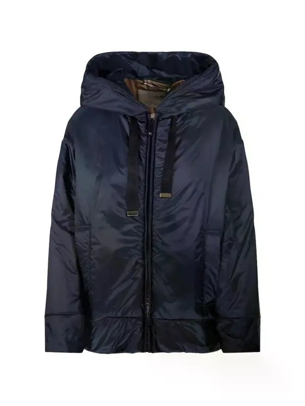 Max Mara Hooded Zip Jacket - Blue
