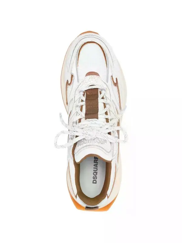 Dsquared2 Sprinter Leaf Lace-up Sneakers