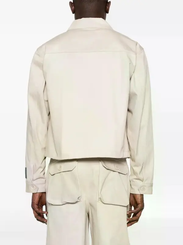 Reese Cooper Herringbone Zip-up Jacket