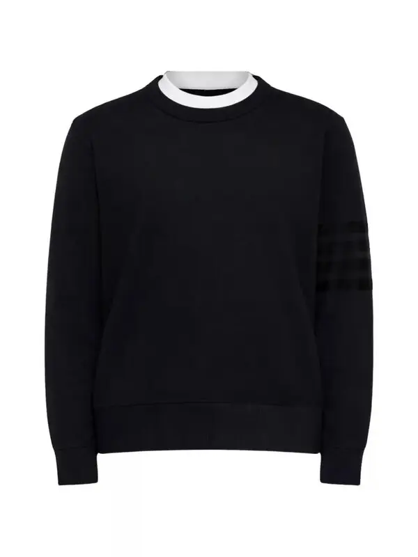 Thom Browne Striped Crew Neck Sweater