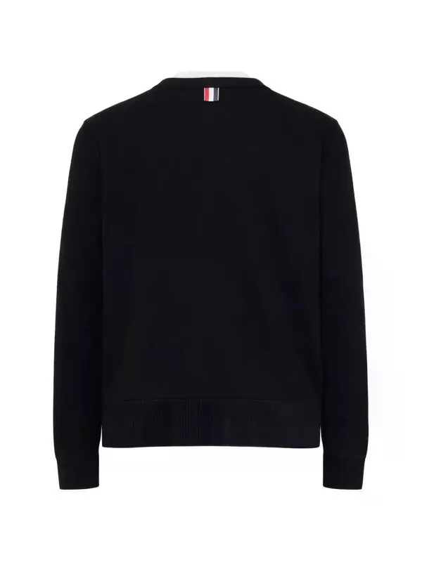 Thom Browne Striped Crew Neck Sweater