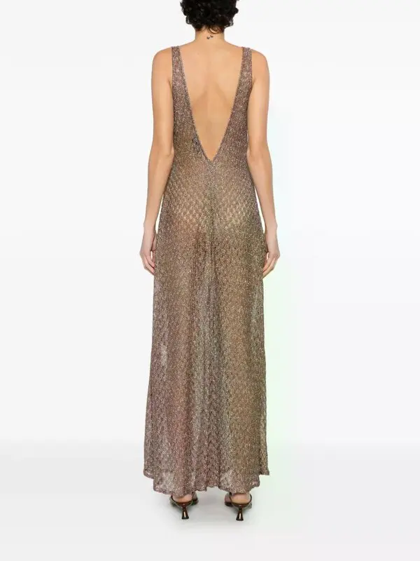 Missoni A-line V-neck Maxi Dress