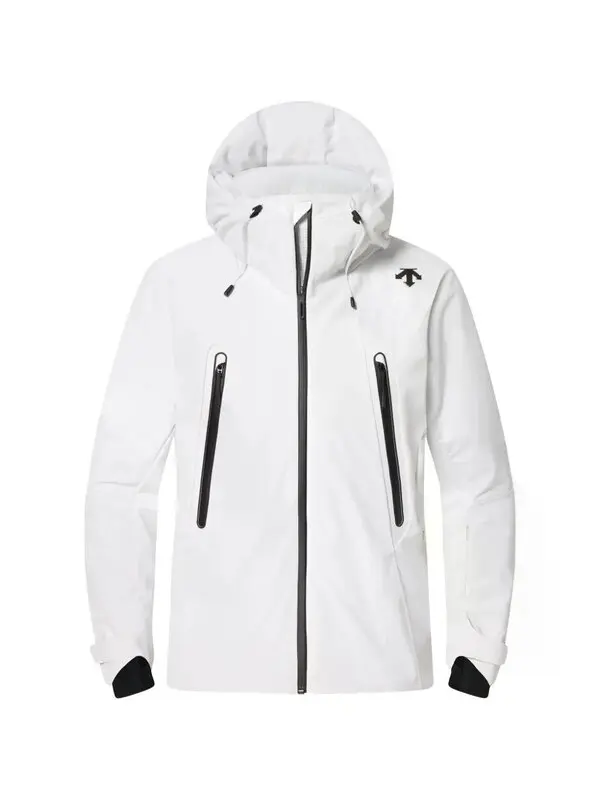 DESCENTE Hooded Zip Jacket - White