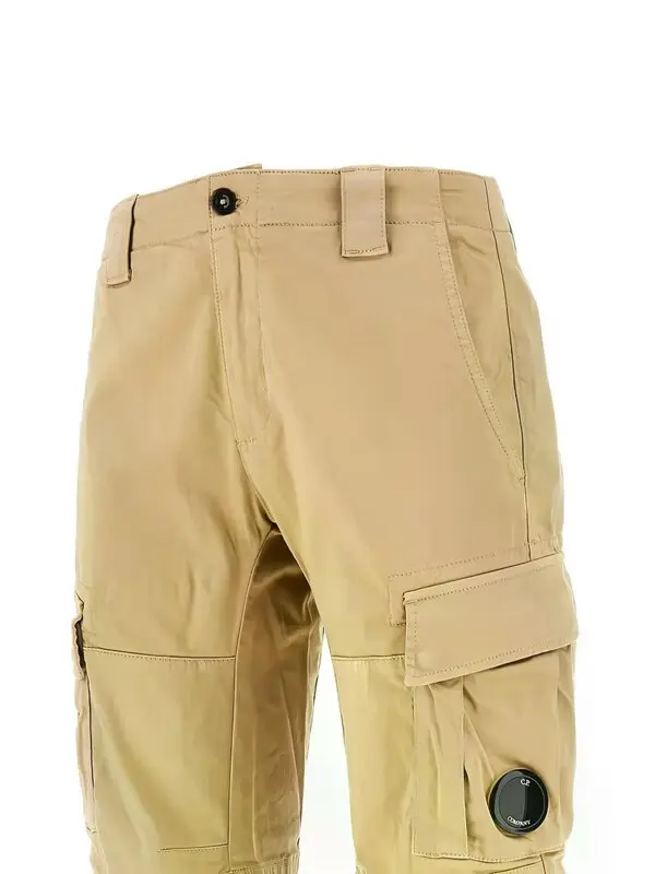 C.P. COMPANY Bermuda Cargo Shorts - Neutrals