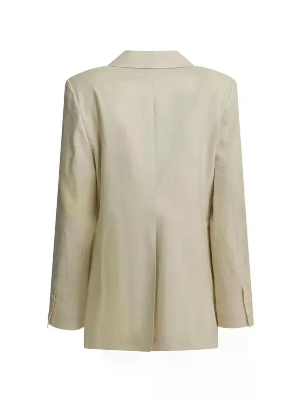 INES DE LA FRESSANGE PARIS Thadée Linen Single-breasted Blazer
