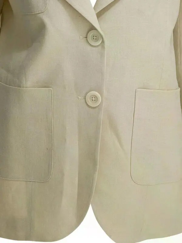 INES DE LA FRESSANGE PARIS Thadée Linen Single-breasted Blazer