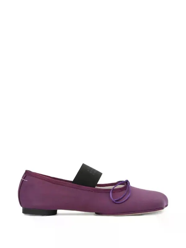 MAISON MARGIELA Anatomic Numeric Bow-detail Ballet Flats