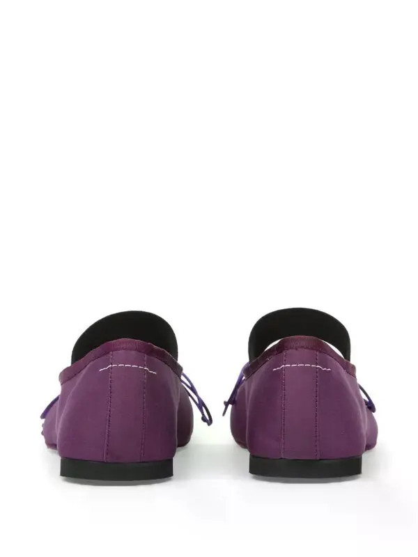 MAISON MARGIELA Anatomic Numeric Bow-detail Ballet Flats