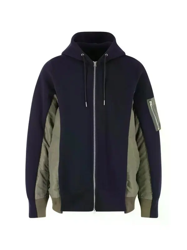 Sacai Zip Hooded Sweater