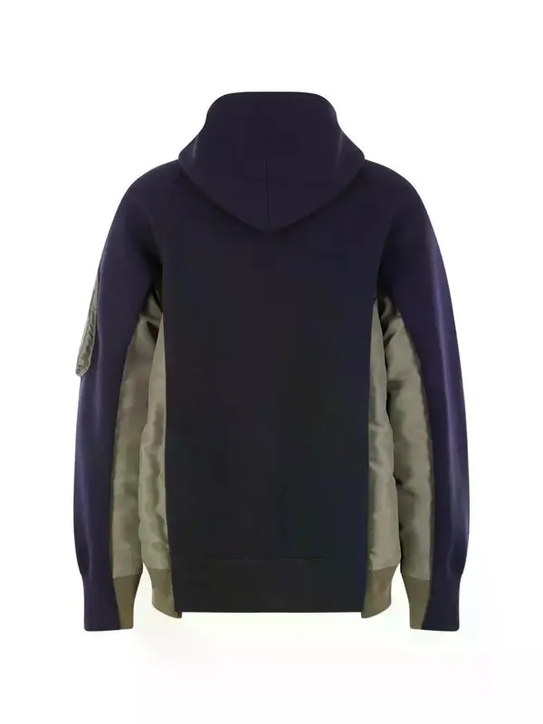 Sacai Zip Hooded Sweater